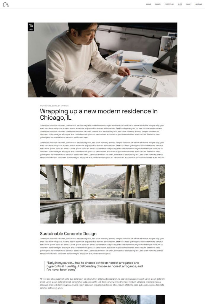 Landing – Archicon